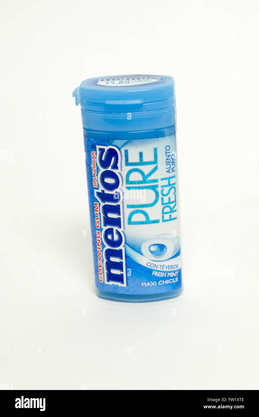 Mentos is a brand of prepackaged scotch mints sold in stores and ...