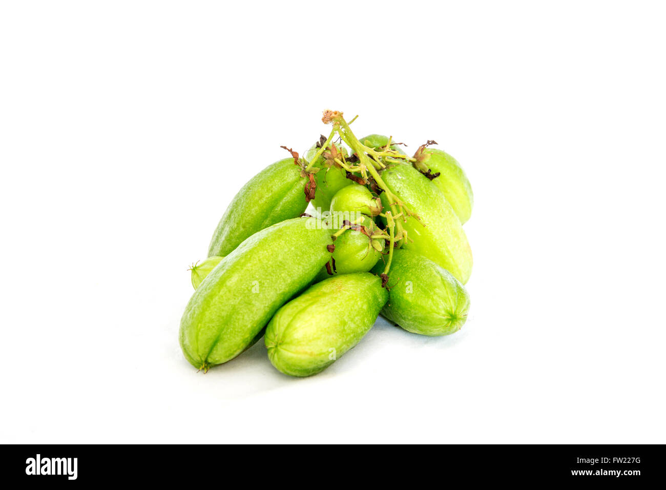 Fruit Bilimbing,(Talingpling) on white background Stock Photo - Alamy