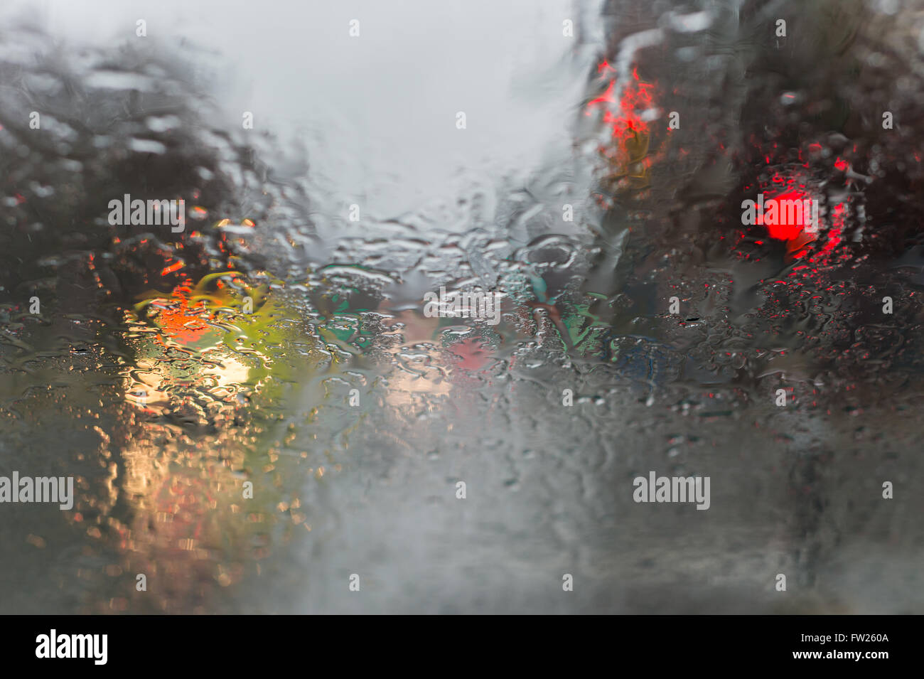 Heavy rain car windscreen hi-res stock photography and images - Alamy