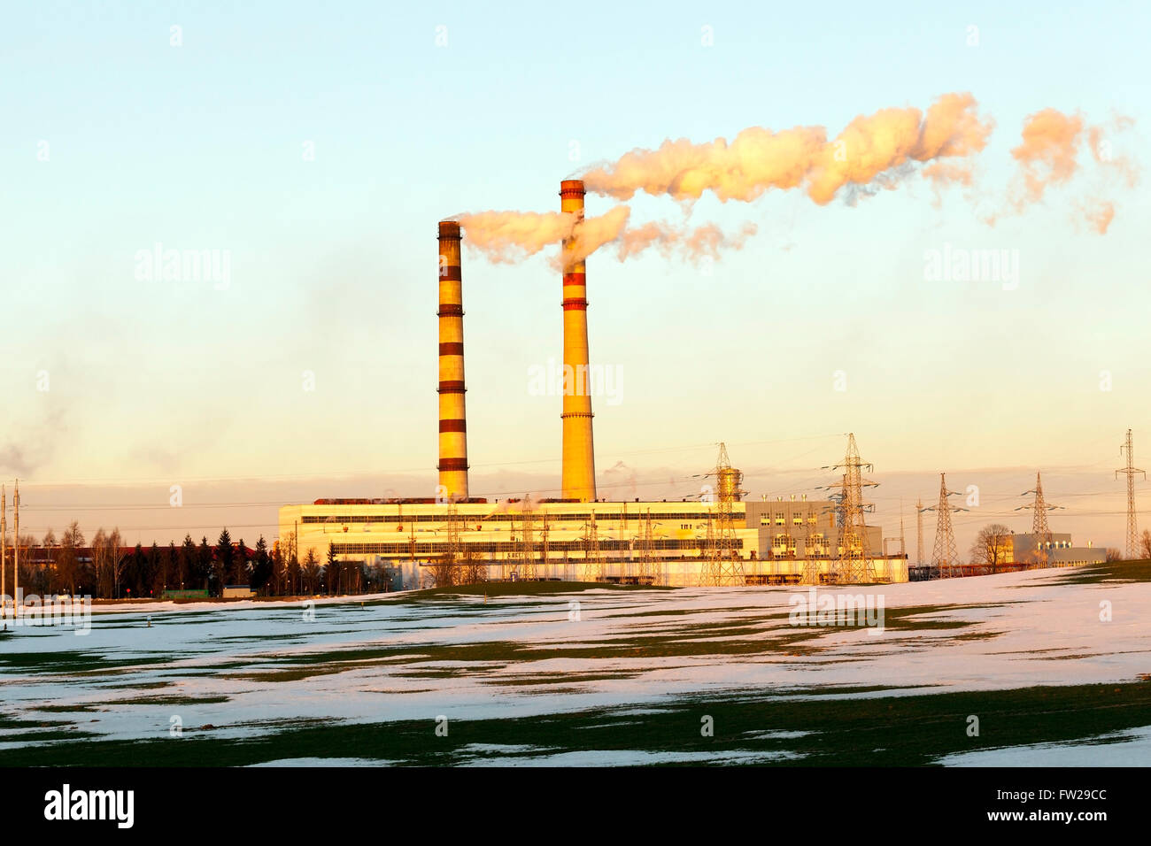 Power in the winter Stock Photo - Alamy