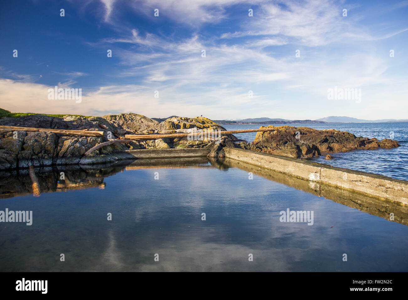 outdoor ocean water pool Stock Photo - Alamy
