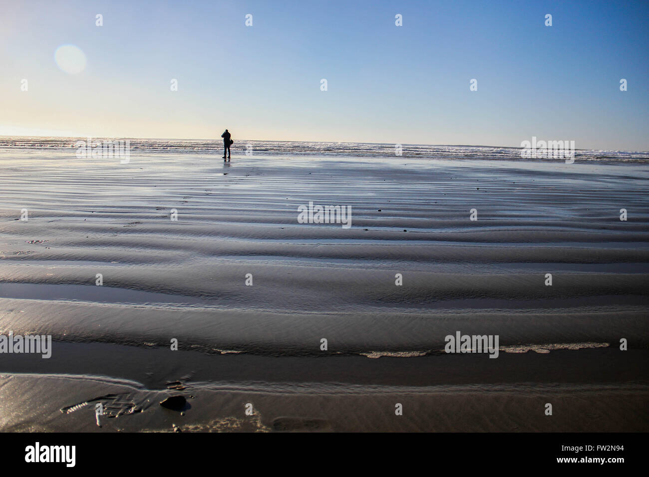 The lone man Stock Photo - Alamy