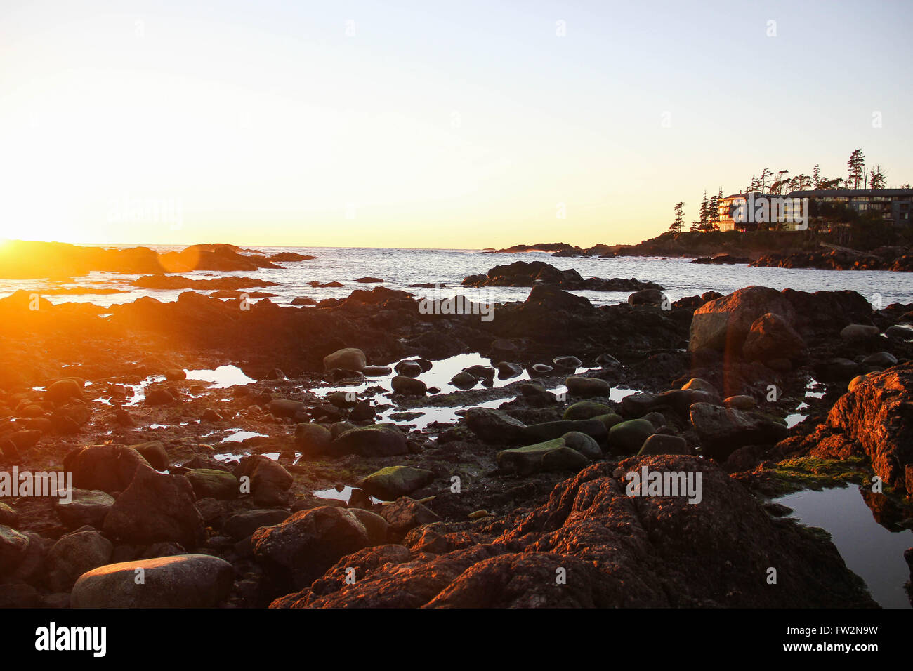 Black rock resort Stock Photo - Alamy