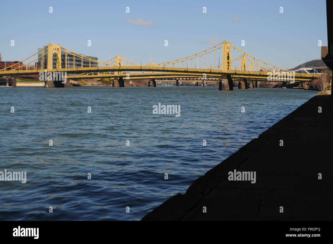 Roberto Clemente bridge Pittsburgh PA Stock Photo - Alamy