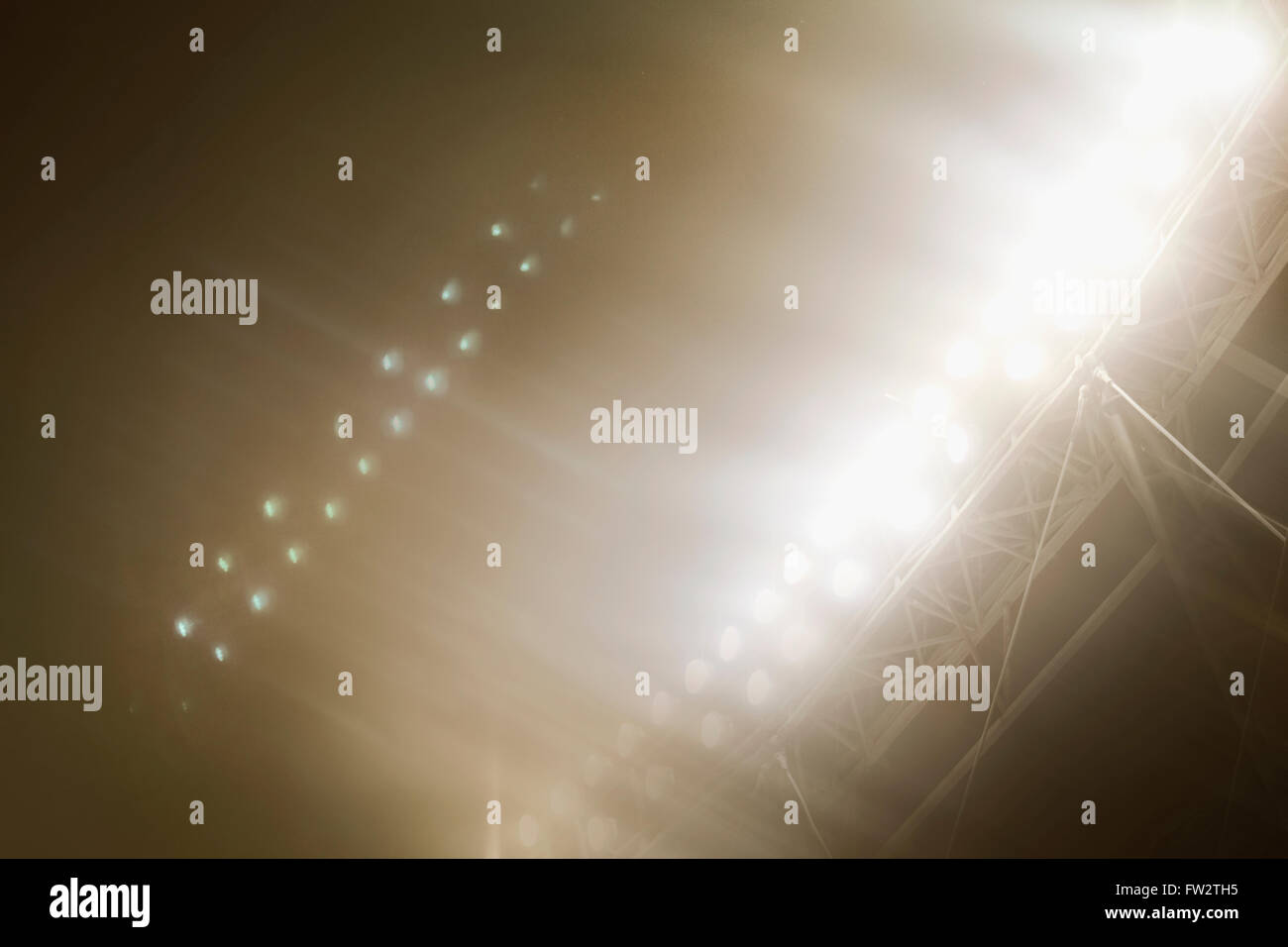 View of stadium lights at night Stock Photo - Alamy