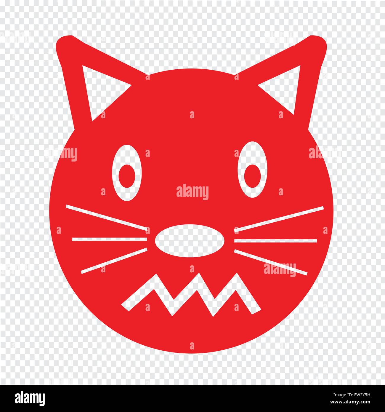 Cat Face emotion Icon Illustration sign design Stock Vector Image & Art ...