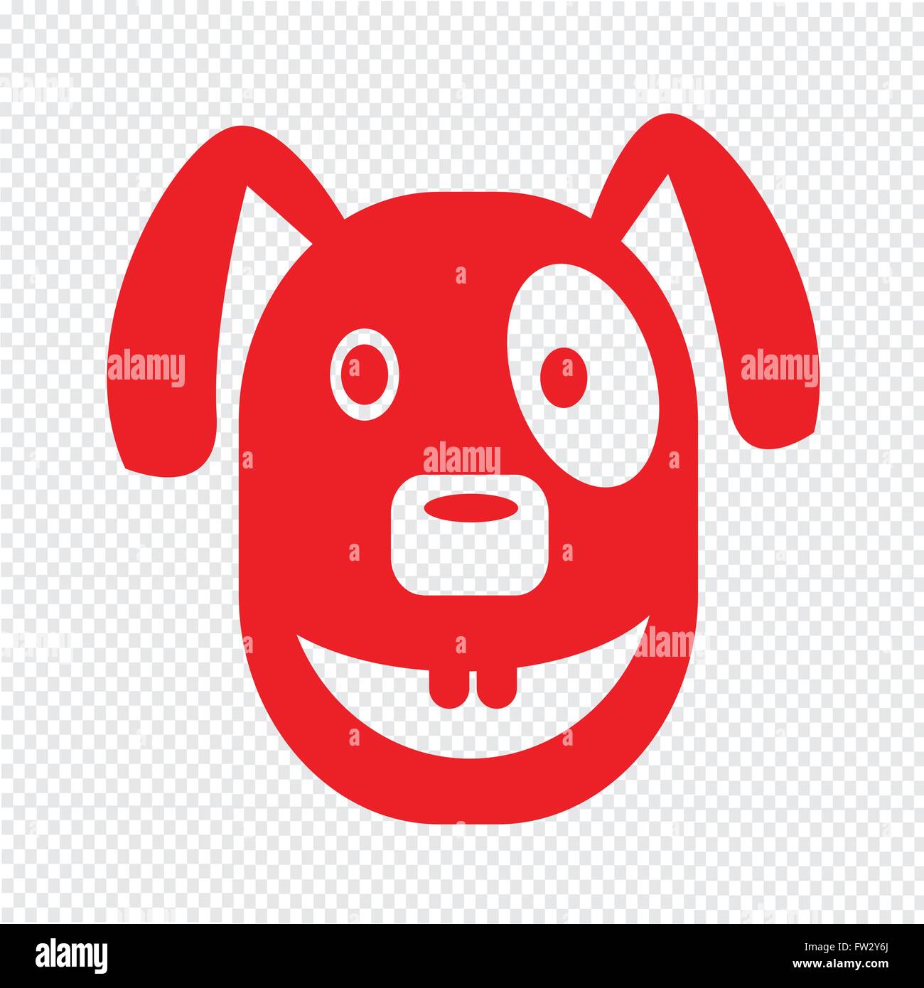 Dog Face emotion Icon Illustration sign design Stock Vector Image & Art ...