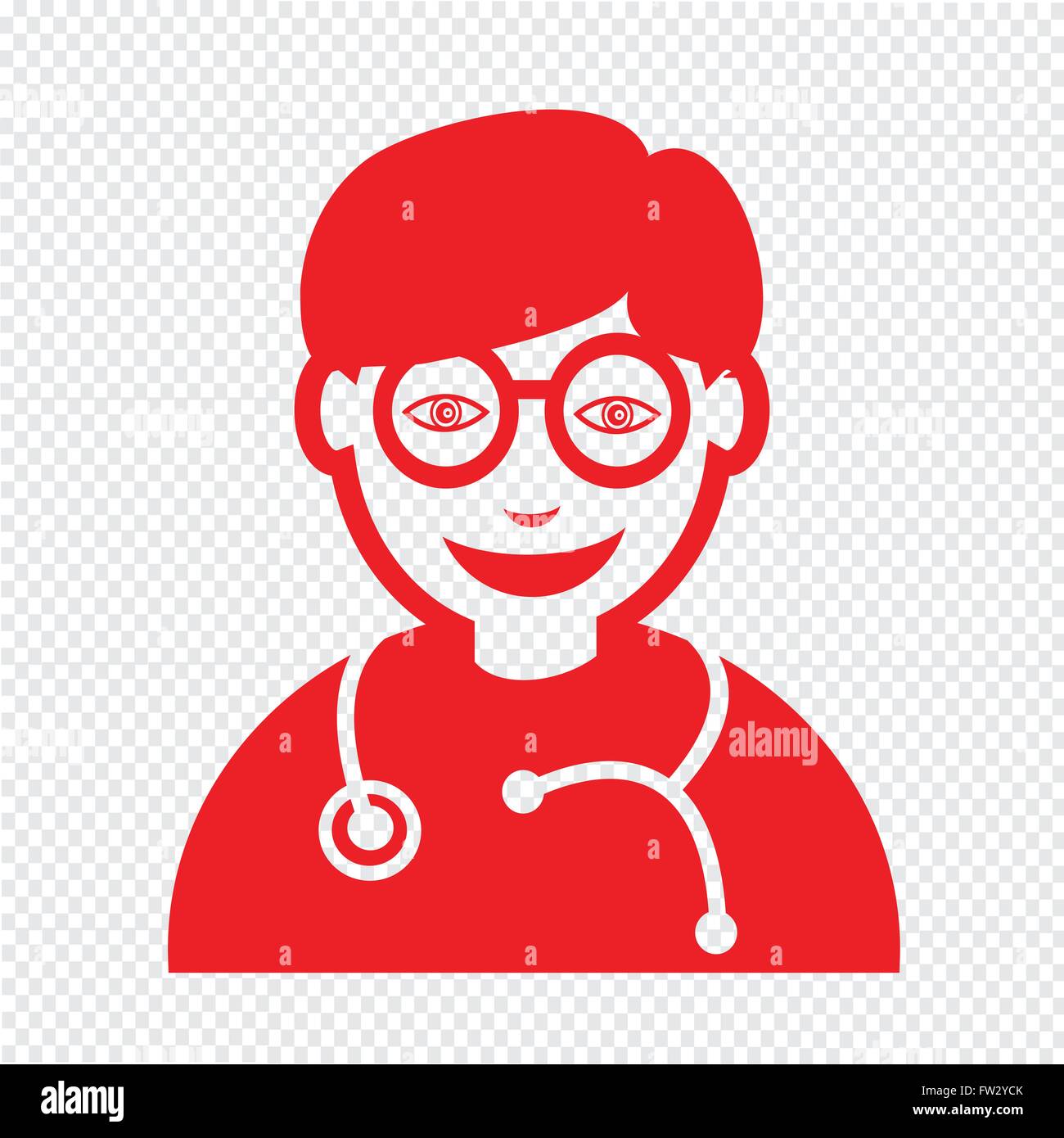 Doctor Face emotion Icon Illustration sign design Stock Vector Image ...