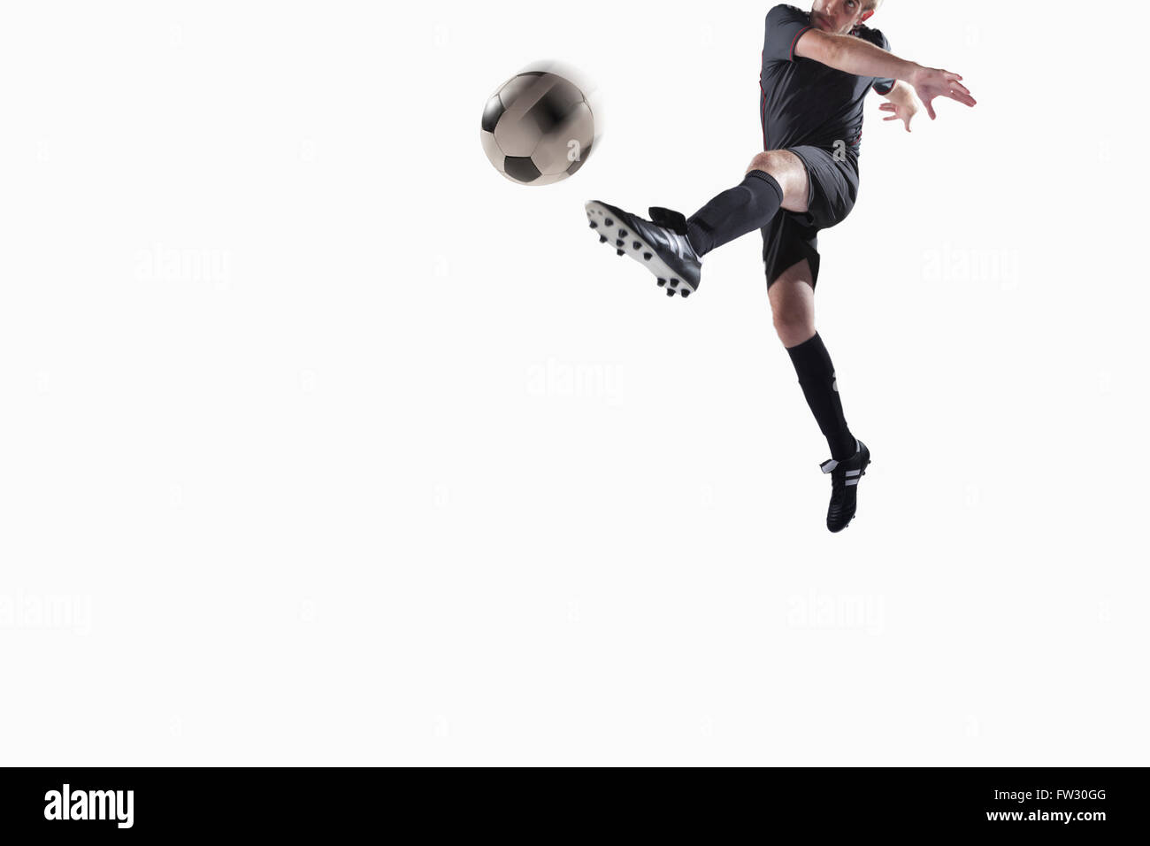 High kicking Cut Out Stock Images & Pictures - Alamy