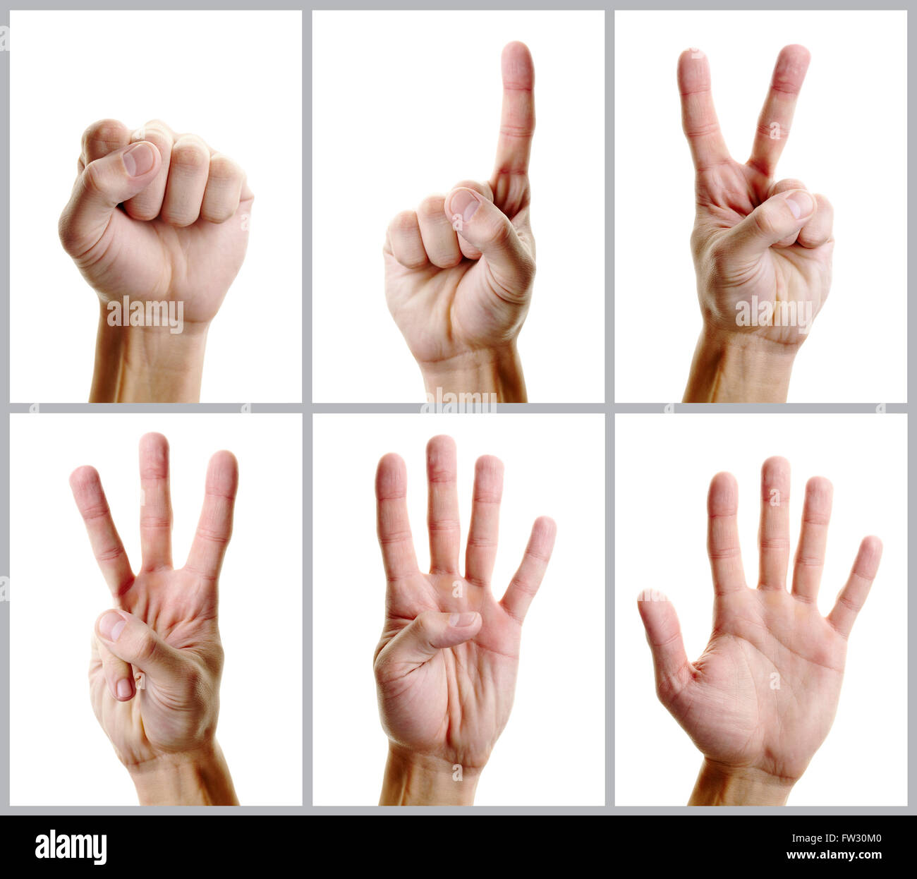 Counting finger hi-res stock photography and images - Alamy