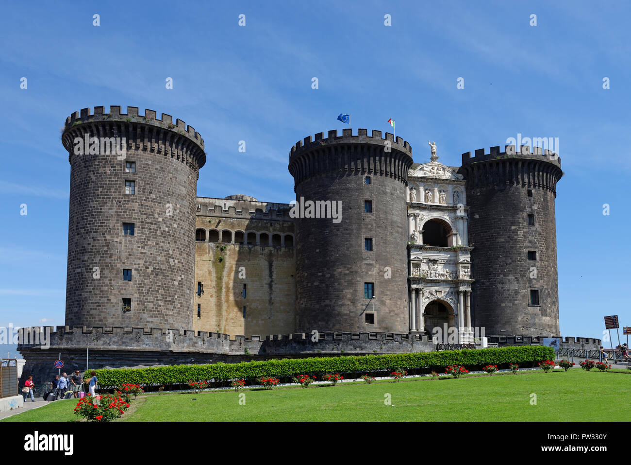 Naples italy castel hi-res stock photography and images - Alamy