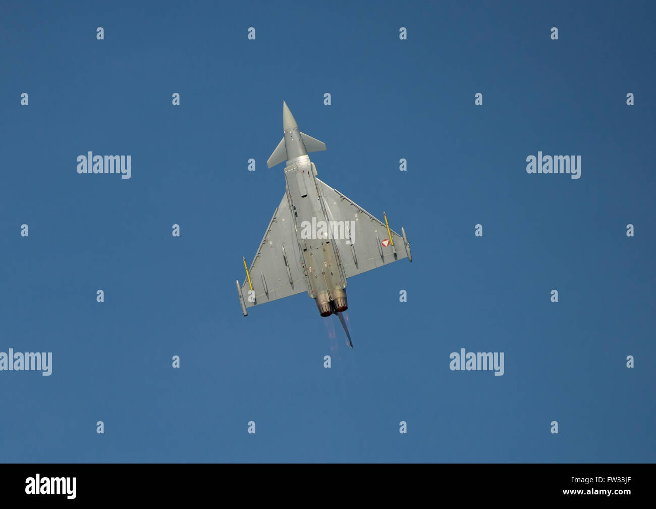 Eurofighter, view from below, Hinterstoder, Upper Austria, Austria ...