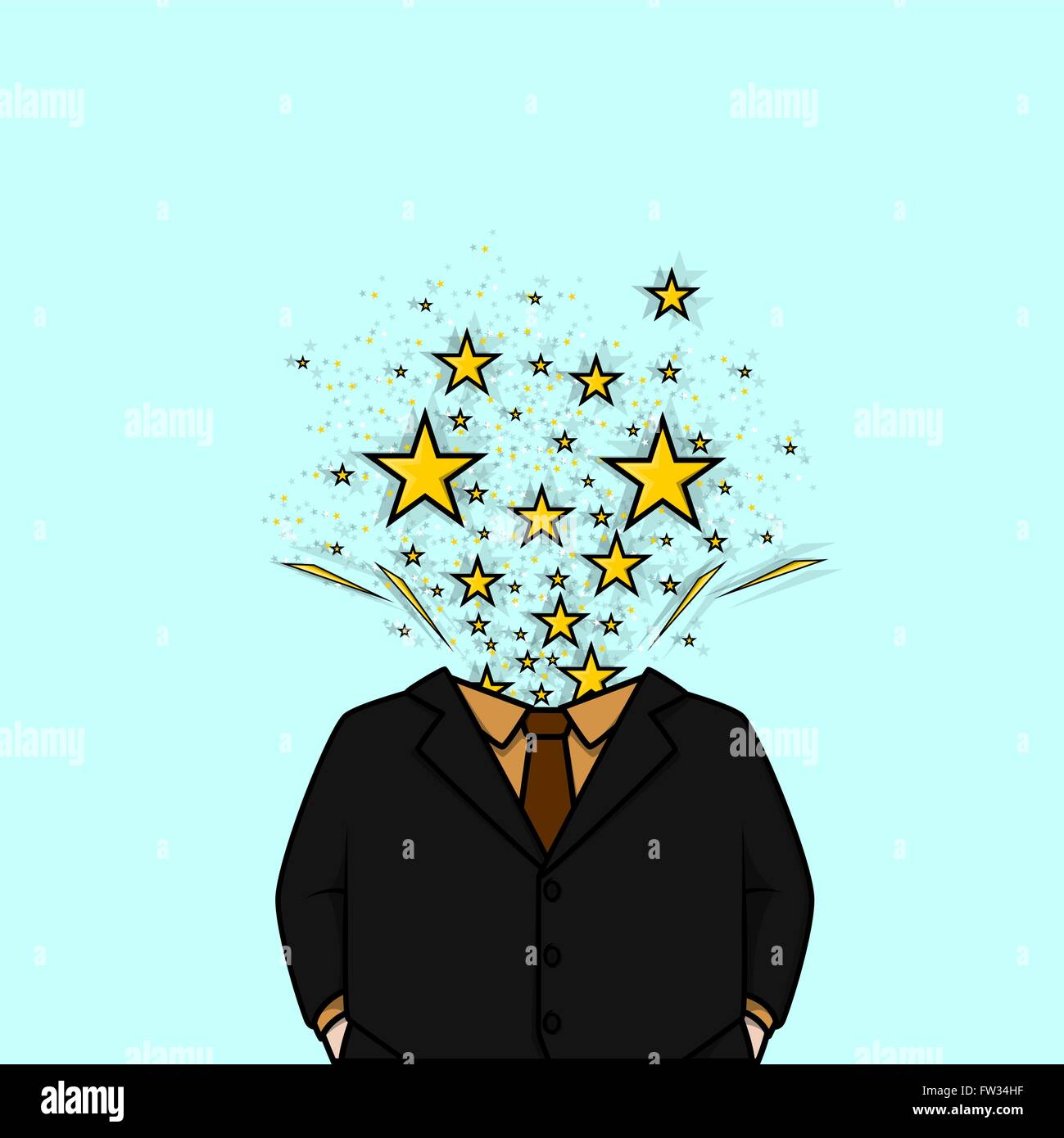 Man and star hi-res stock photography and images - Alamy