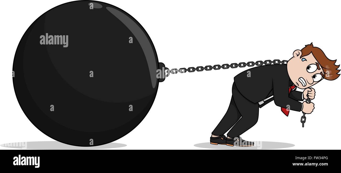 Big ball business man Stock Vector Image & Art - Alamy