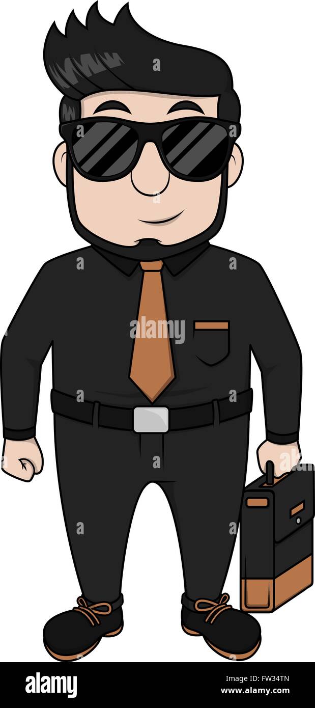 Cool executive man Stock Vector Image & Art - Alamy