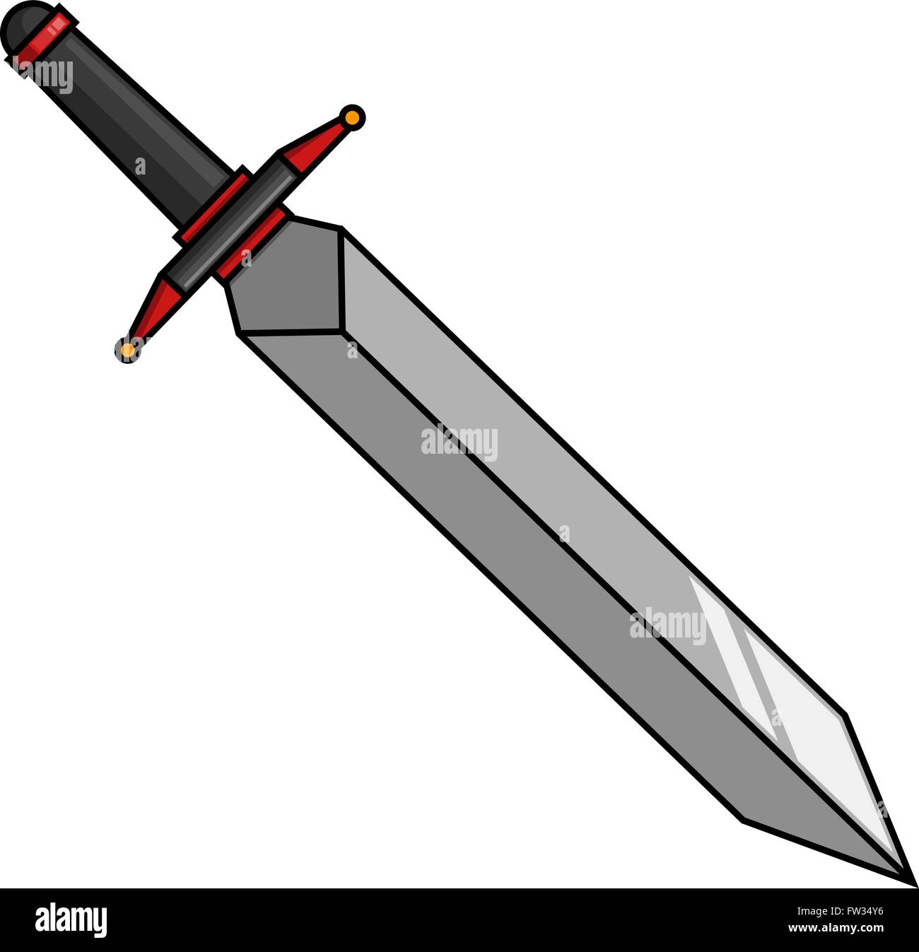 Cartoon old dagger hi-res stock photography and images - Alamy