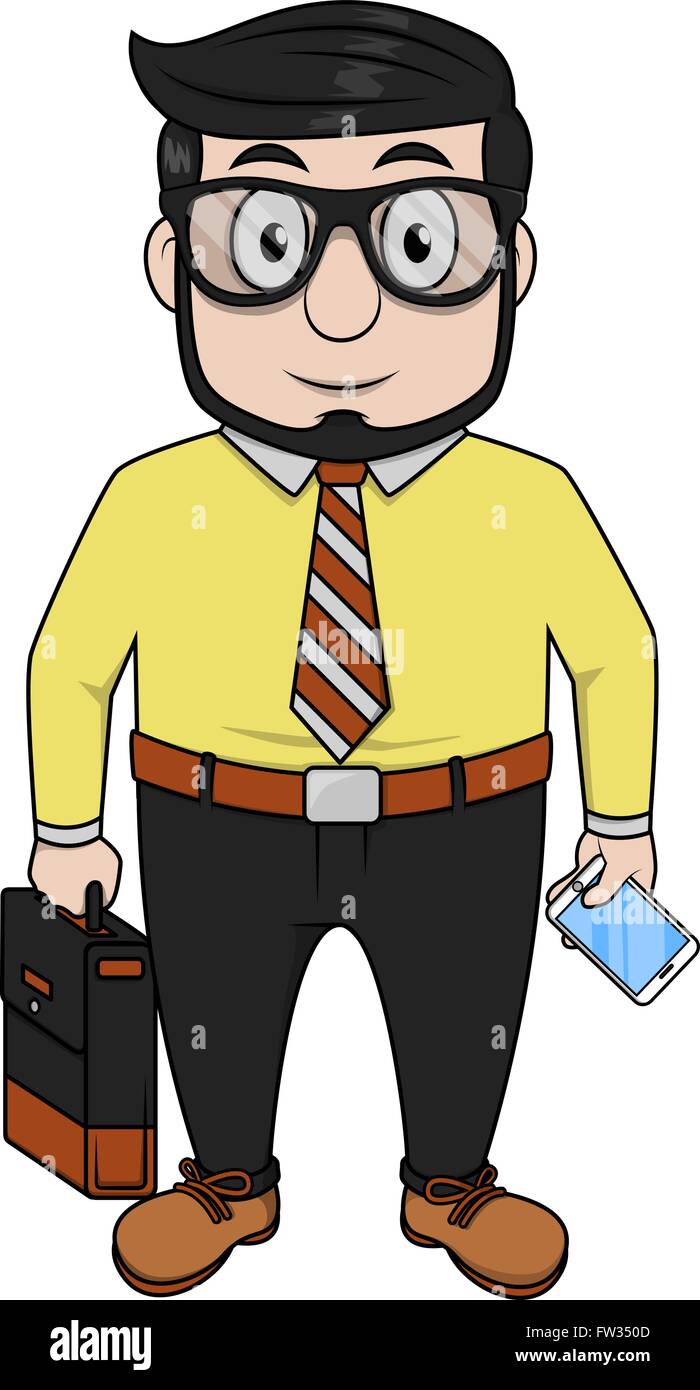 Smiling adult male beard Stock Vector Images - Alamy