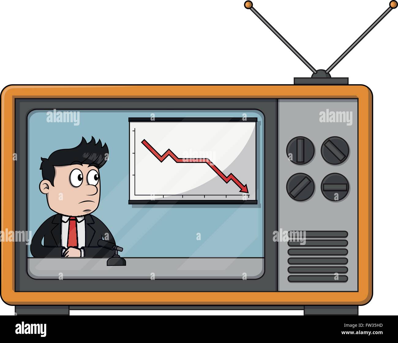 bad business news Stock Vector Image & Art - Alamy