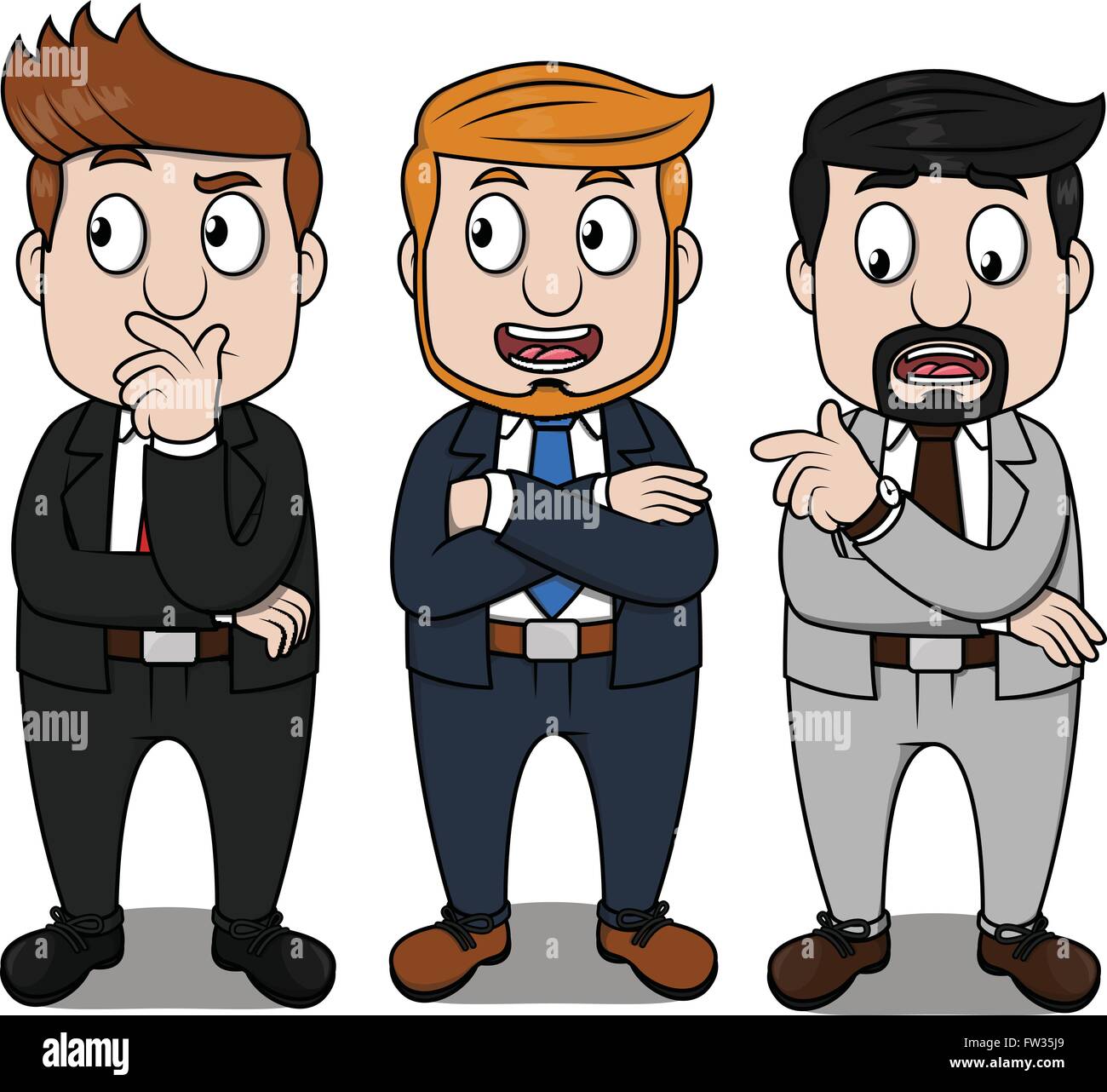 Business man waiting Stock Vector Image & Art - Alamy