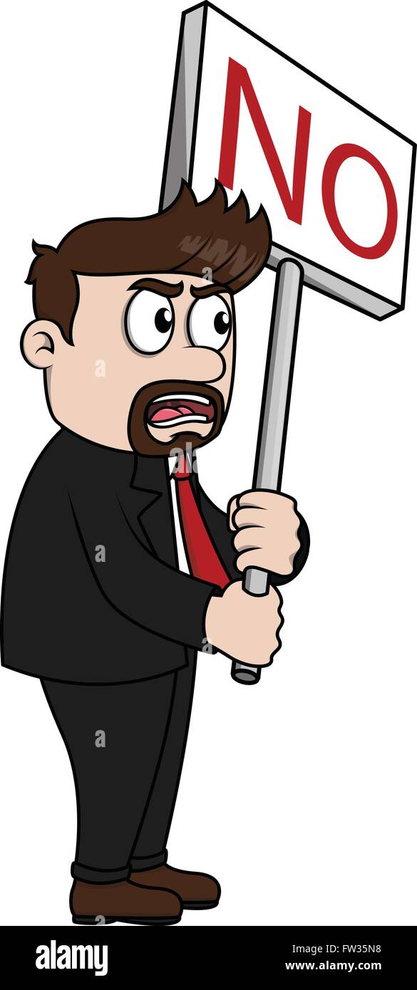 Employee strike Stock Vector Images - Alamy