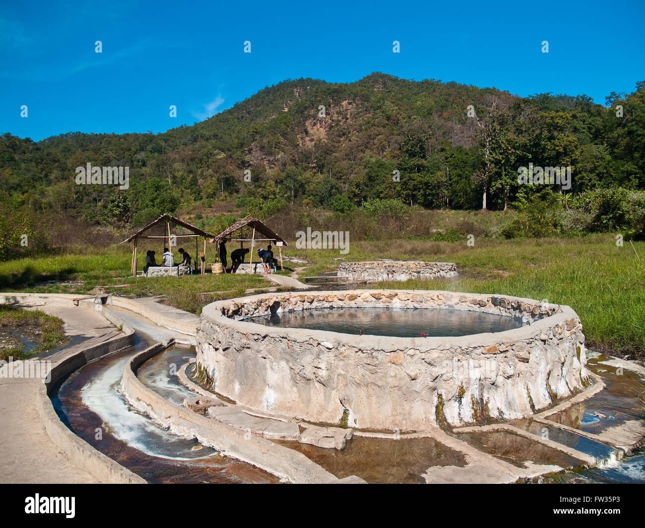 Ban Nong Hang Hot Spring Stock Photo - Alamy