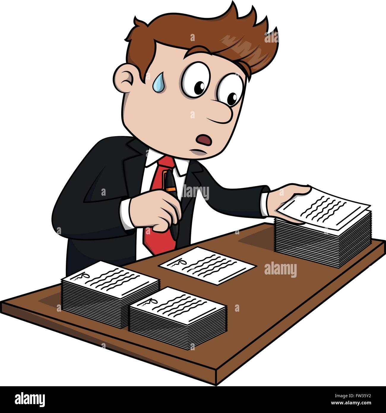 Letter signing Stock Vector Images - Alamy