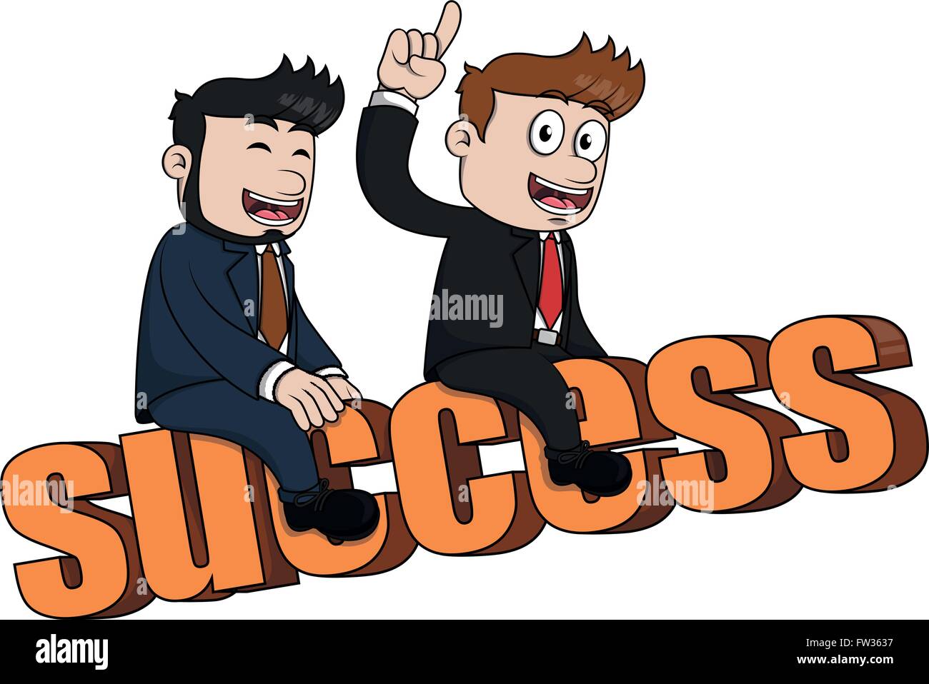 Businessman success ride Stock Vector Image & Art - Alamy