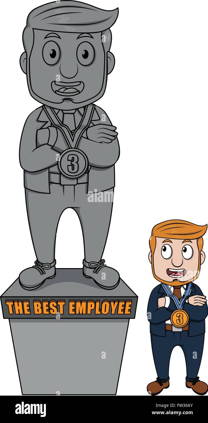 Business man award Stock Vector Image & Art - Alamy