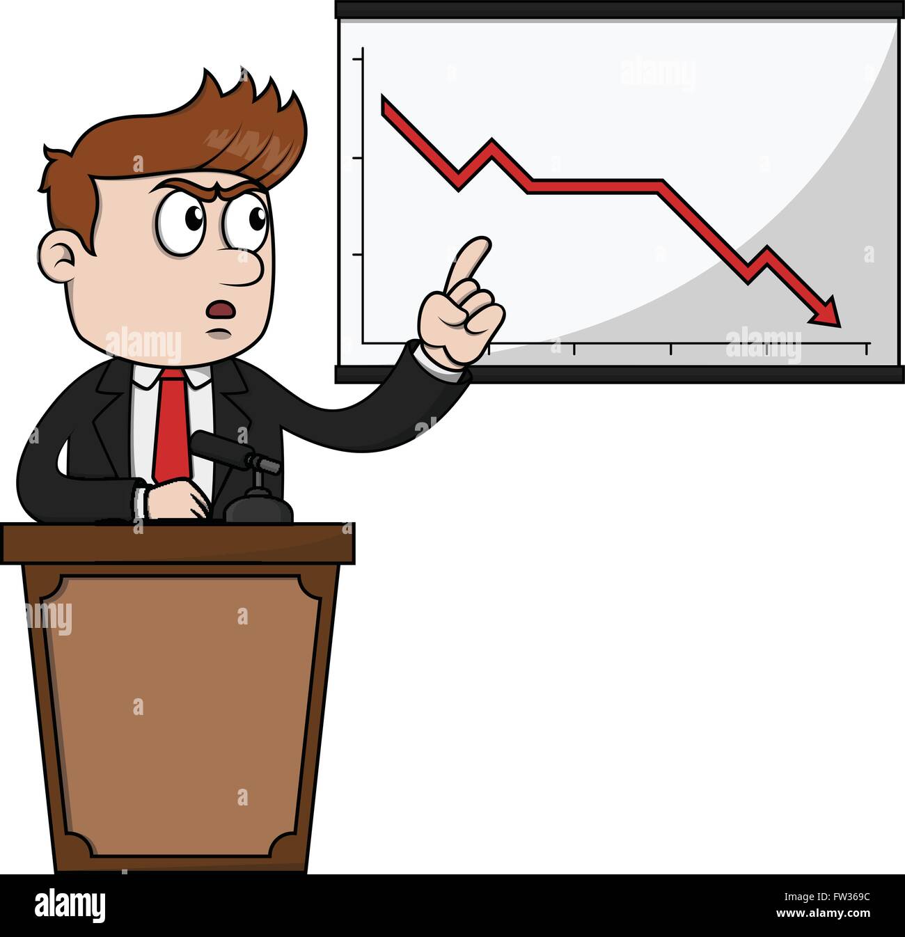 Business man bad progress Stock Vector Image & Art - Alamy
