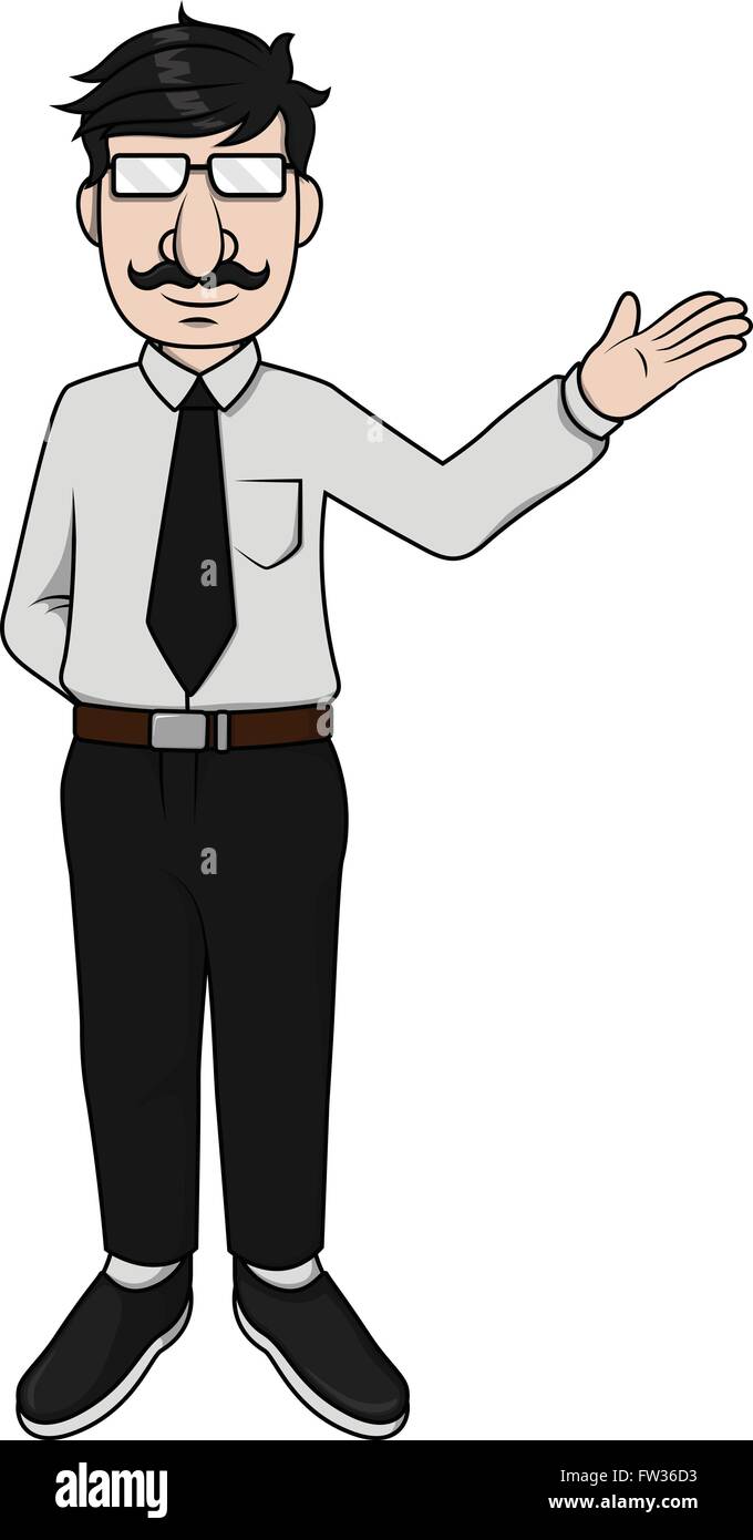 Portrait business people showing Stock Vector Images - Alamy