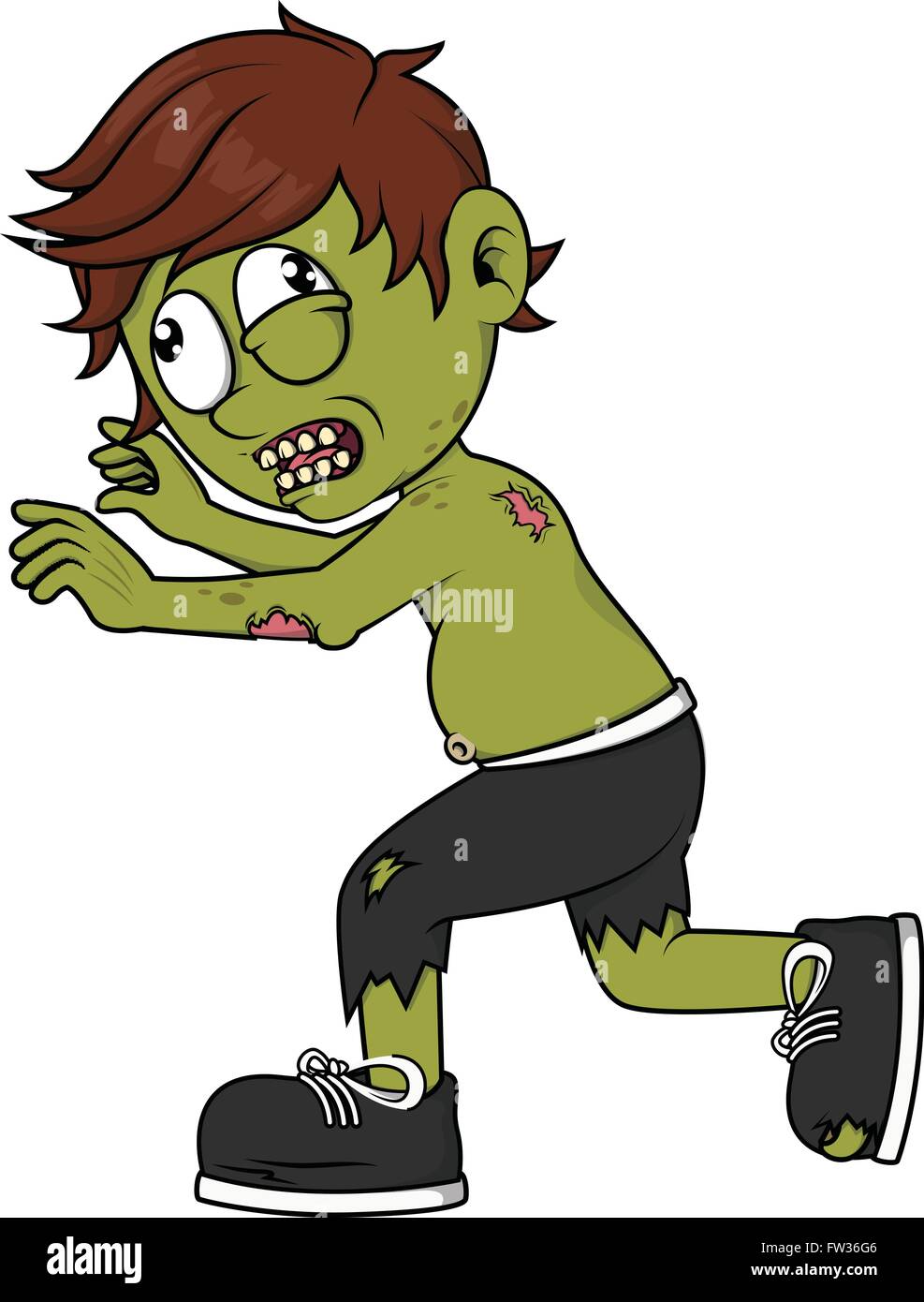 Cruel boy Stock Vector Images - Alamy