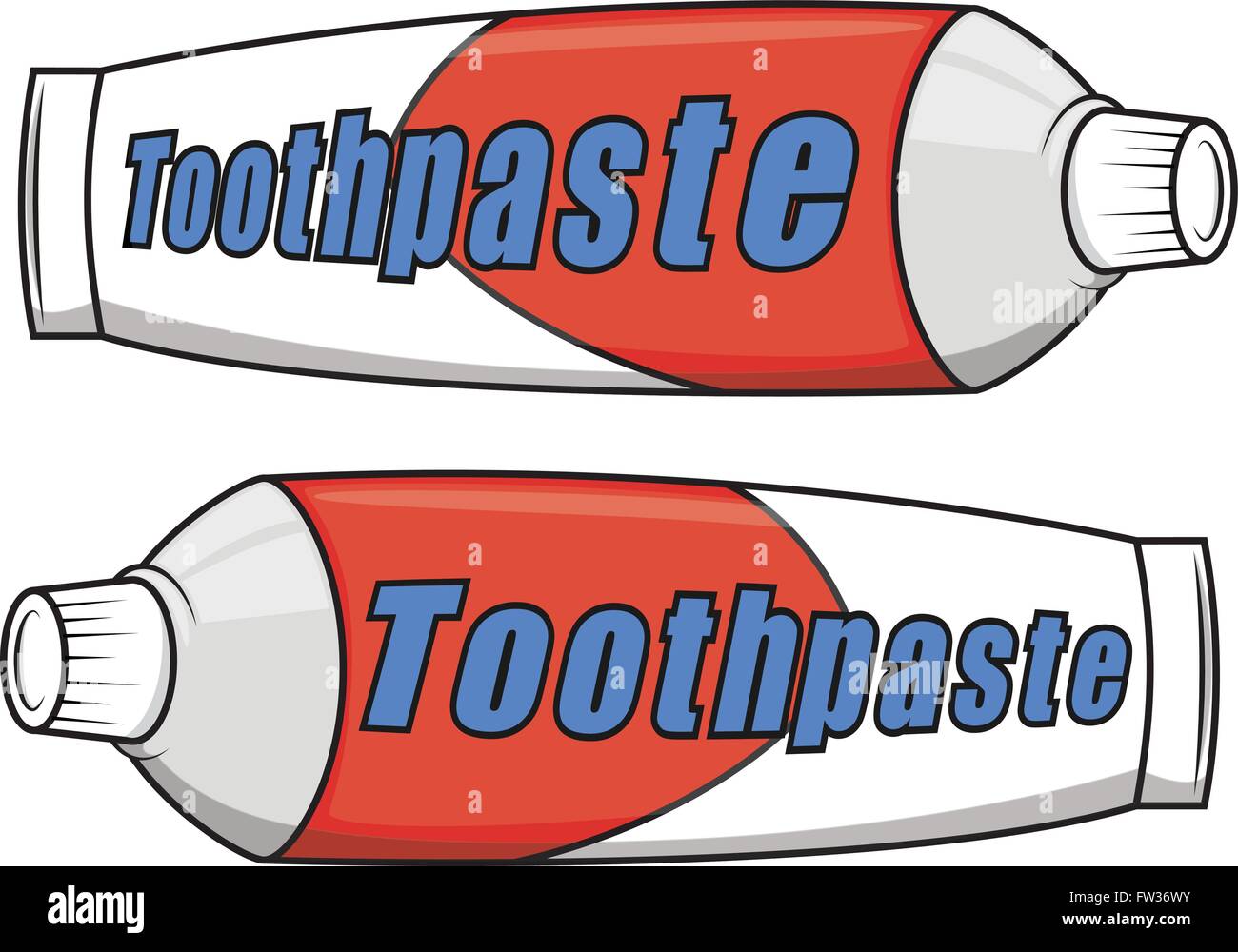 Toothpaste cartoon Stock Vector Art & Illustration, Vector Image ...