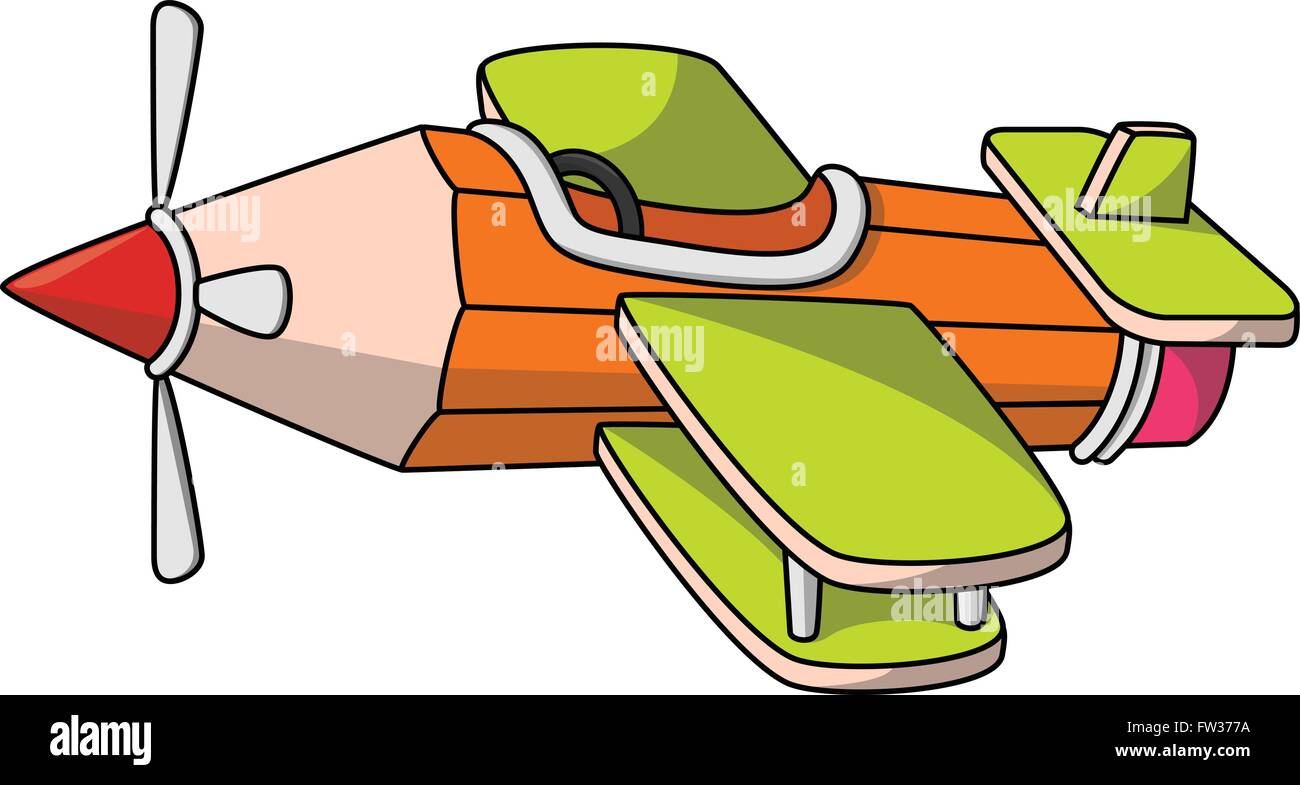 Pencil Plane toy craft Stock Vector Image & Art - Alamy