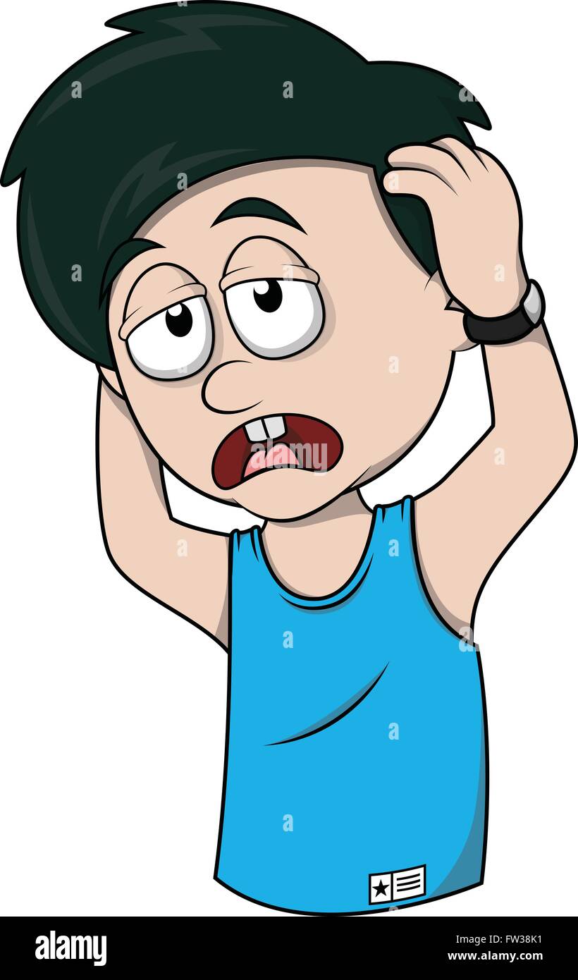 Cartoon man complaint hi-res stock photography and images - Alamy