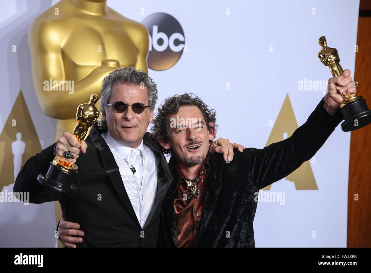 88th Annual Academy Awards at the Dolby Theatre - Press Room Featuring ...