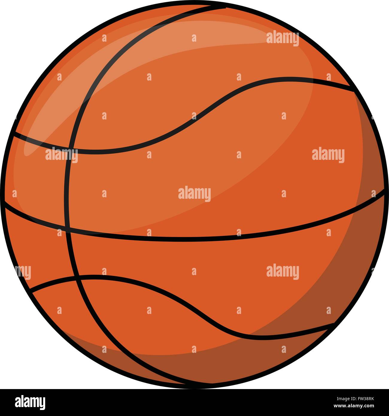 Basket ball cartoon illustration Stock Vector Image & Art - Alamy