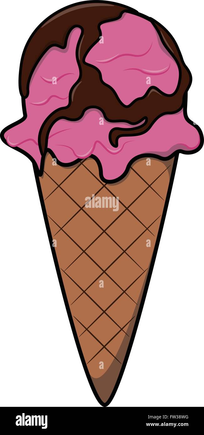 Ice cream cartoon illustration Stock Vector Image & Art - Alamy