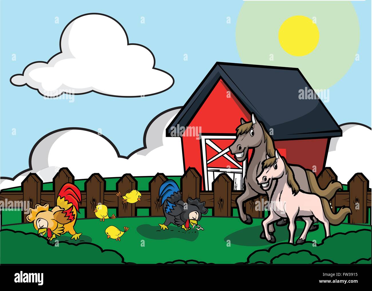 Fresh green Country side Stock Vector Image & Art - Alamy