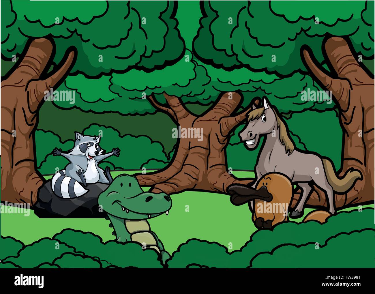 Plant growth inside Stock Vector Images - Alamy