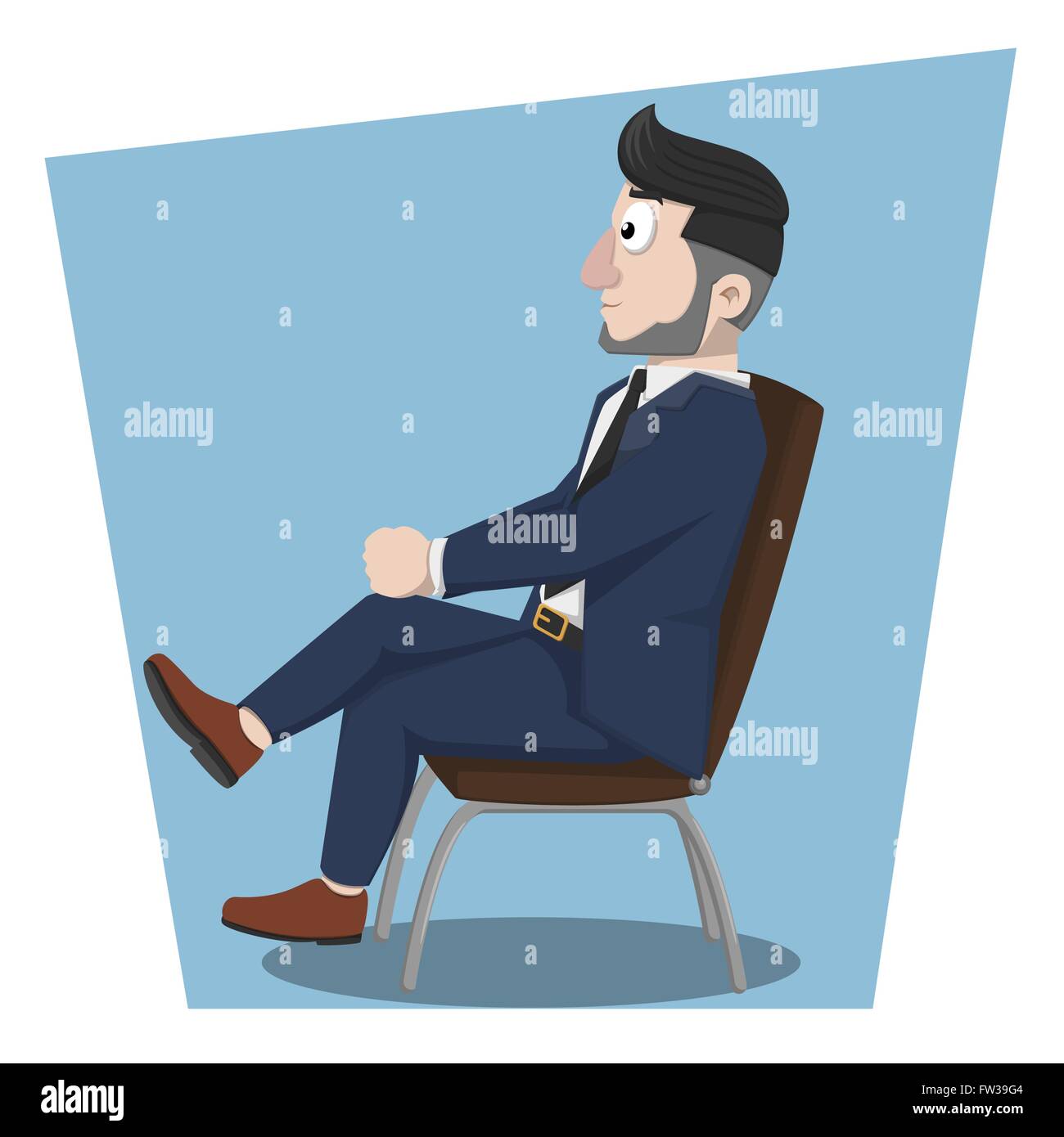 Leader in waiting Stock Vector Images - Alamy