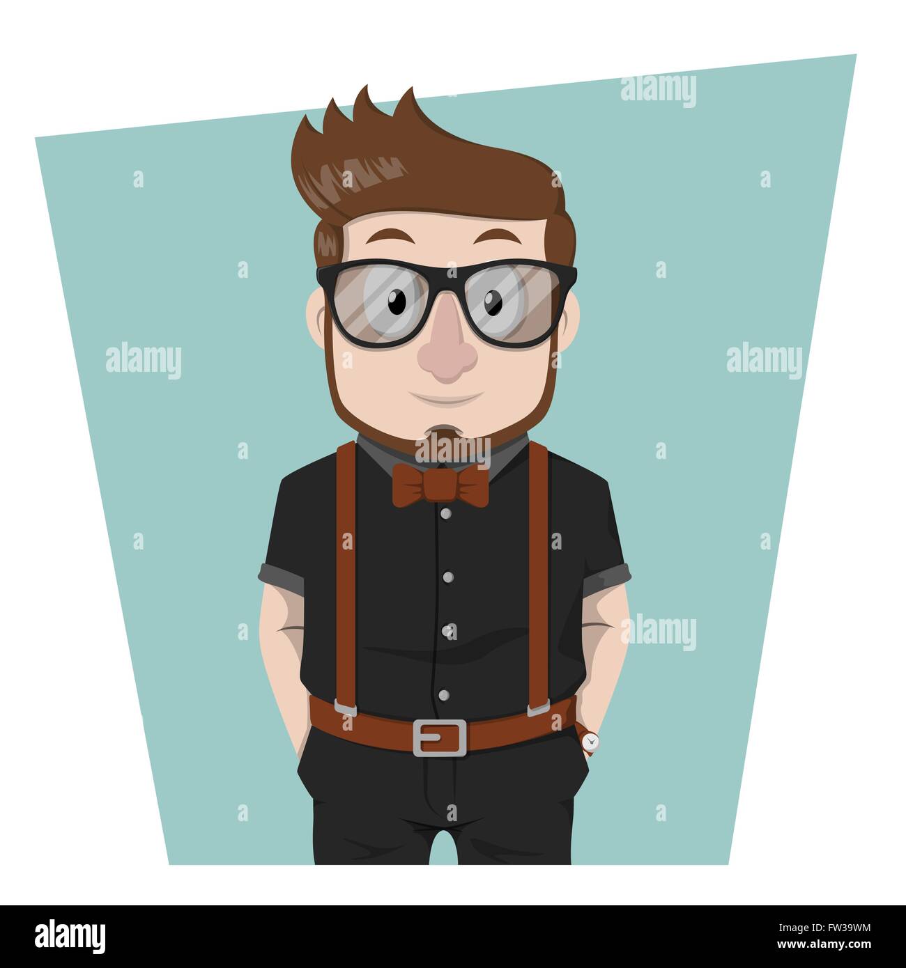 Nerd office Stock Vector Images - Alamy