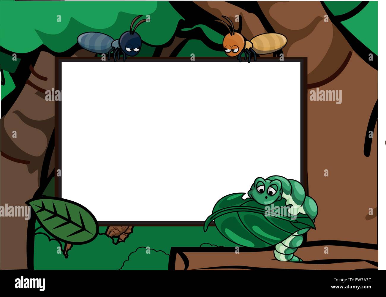 A butterfly caterpillar Stock Vector Images - Alamy