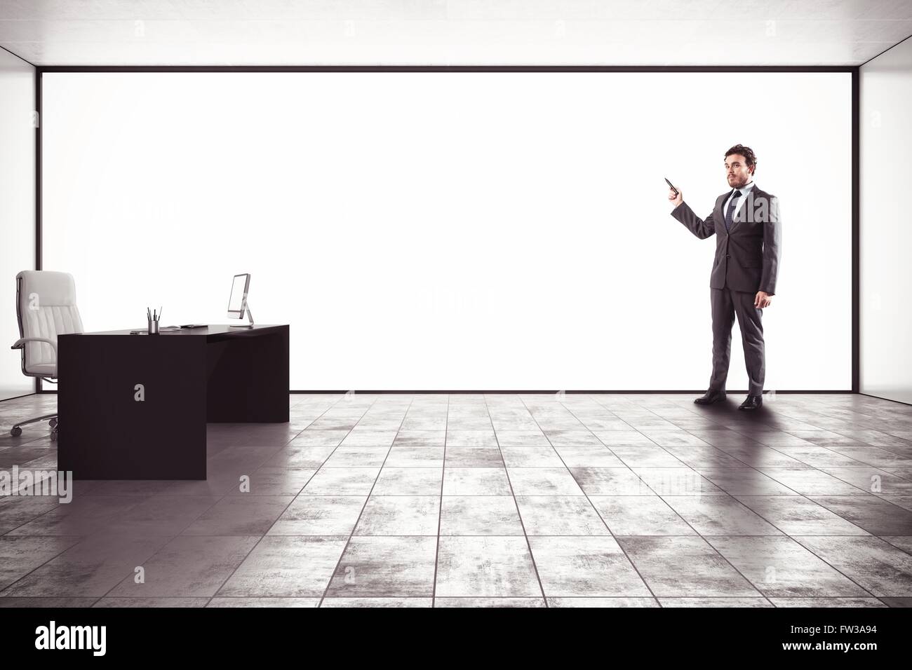 Presentation in an office Stock Photo - Alamy