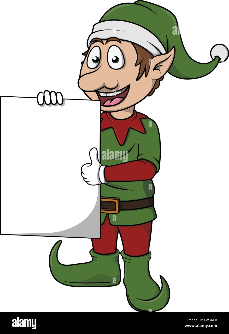 Cartoon cute elf blank hi-res stock photography and images - Alamy