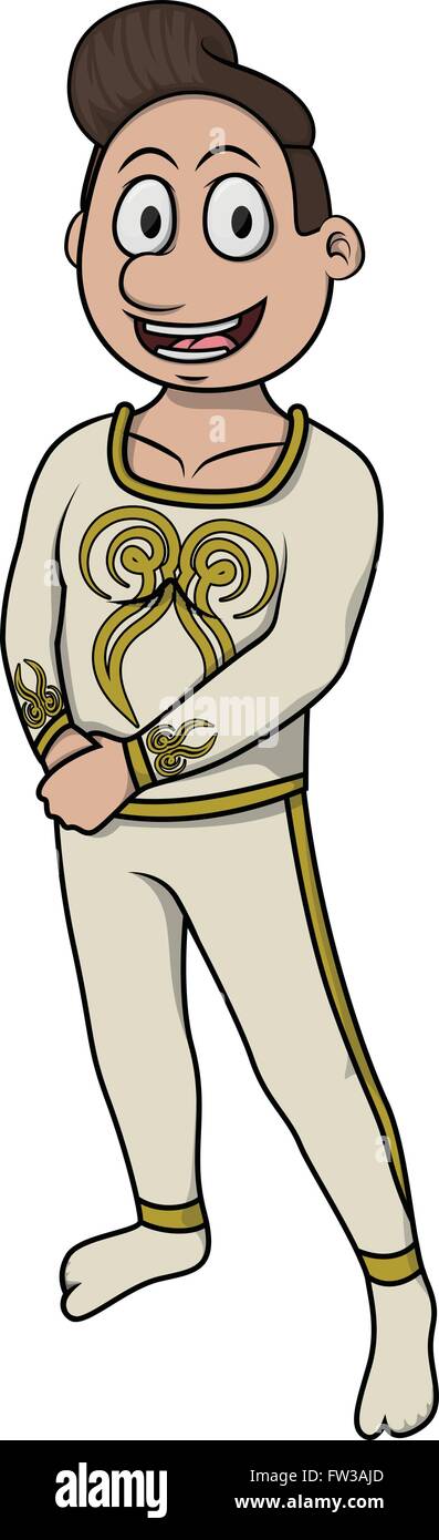 Ballet man pose vector cartoon Stock Vector Image & Art - Alamy