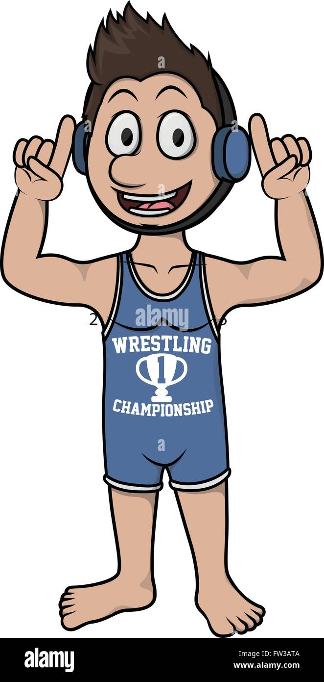 Freestyle wrestling vector hi-res stock photography and images - Alamy