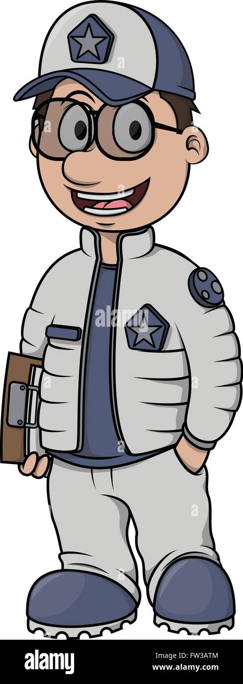 Astronomer cartoon design Stock Vector Image & Art - Alamy