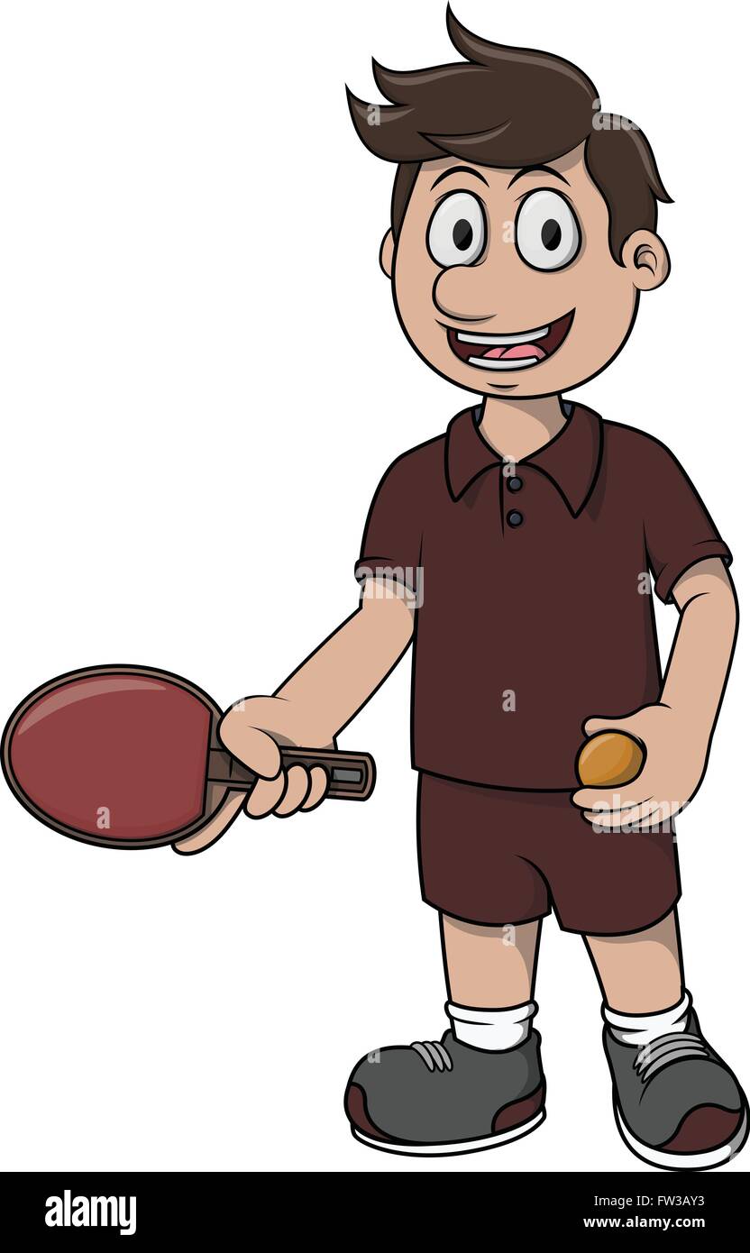 Table tennis cartoon design Stock Vector Image & Art - Alamy