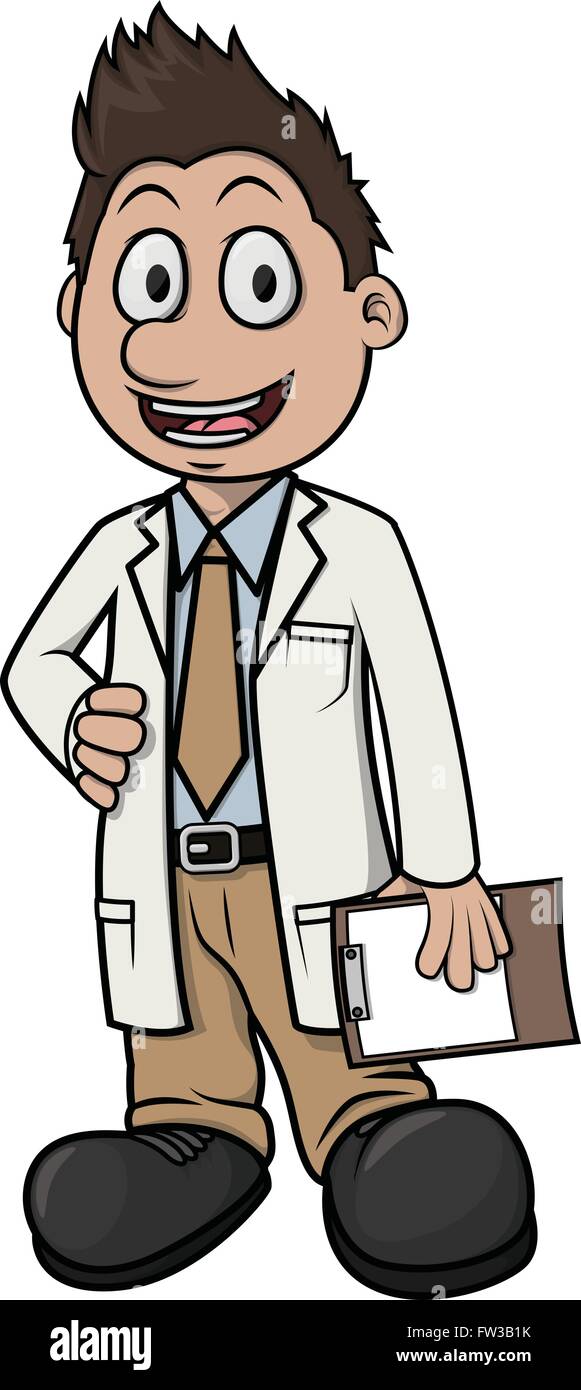 Doctor cartoon illustration Stock Vector Image & Art - Alamy