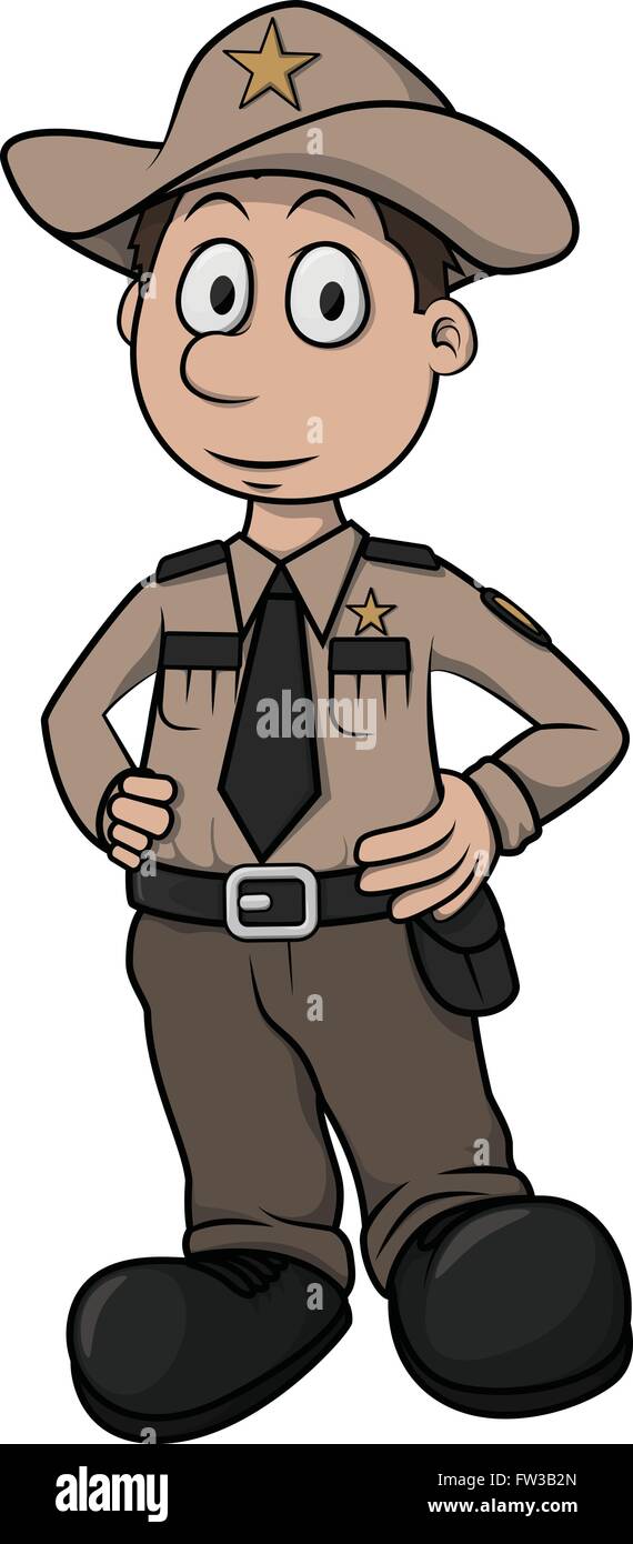 Police boy cartoon illustration Stock Vector Image & Art - Alamy